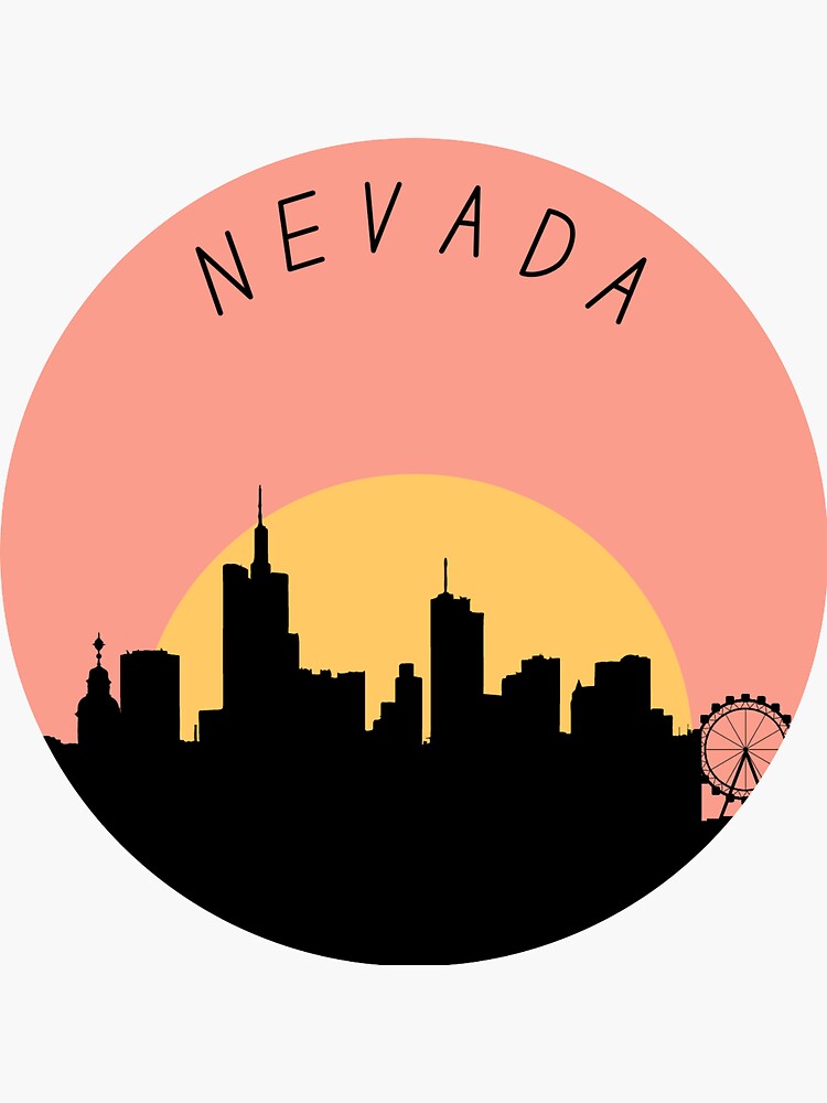 "Nevada State" Sticker for Sale by artzytravelshop | Redbubble