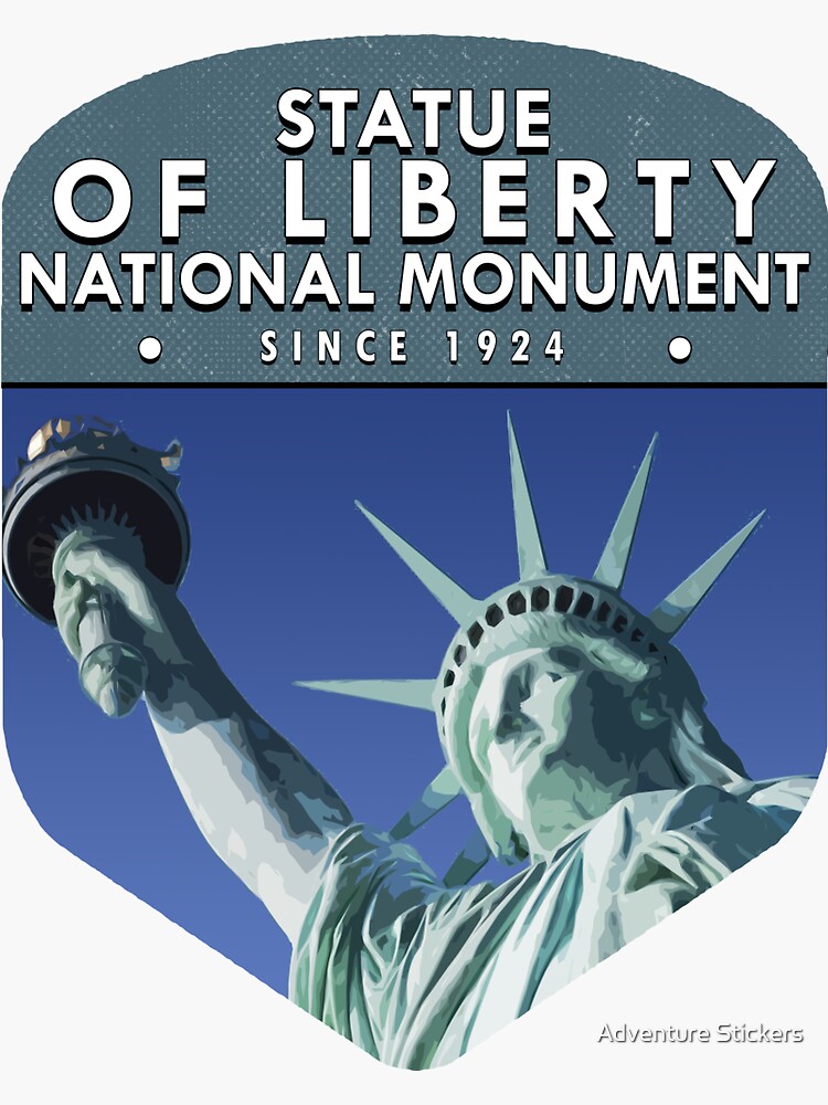"Statue of Liberty National Monument" Sticker for Sale by tysonK ...