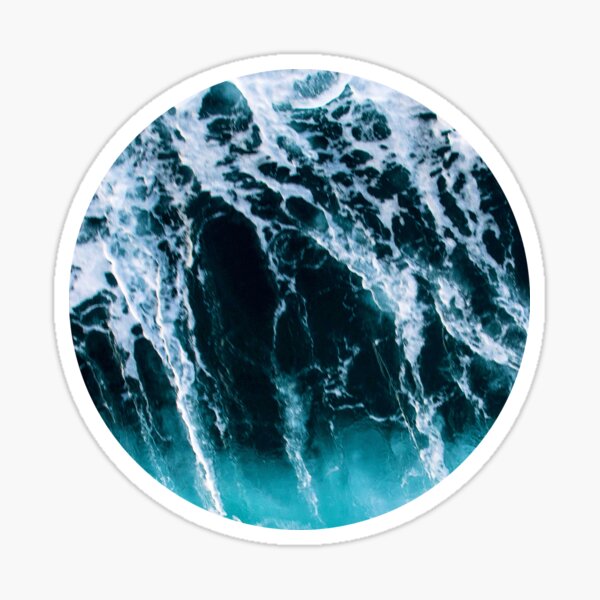"waves ocean Sea blue Water Nature" Sticker for Sale by Ancient-Egypt ...