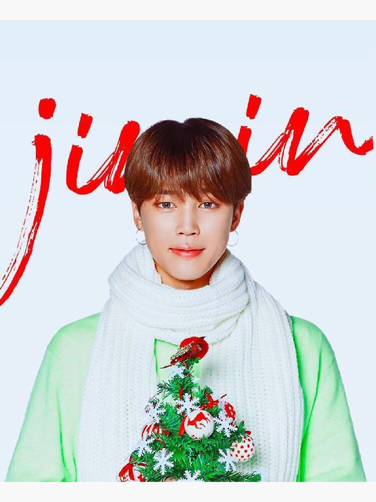 "BTS Jimin Christmas Celebration " Sticker for Sale by BTSILGOB | Redbubble