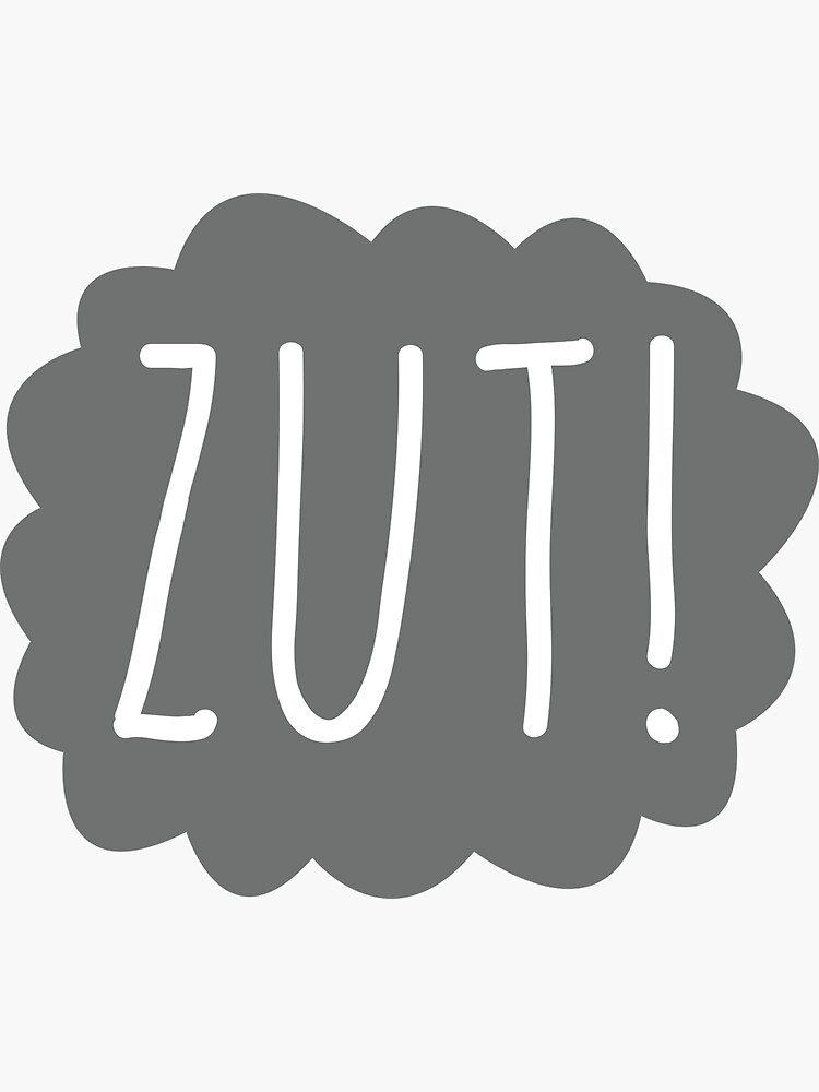 "ZUT! - French" Sticker by margindot | Redbubble