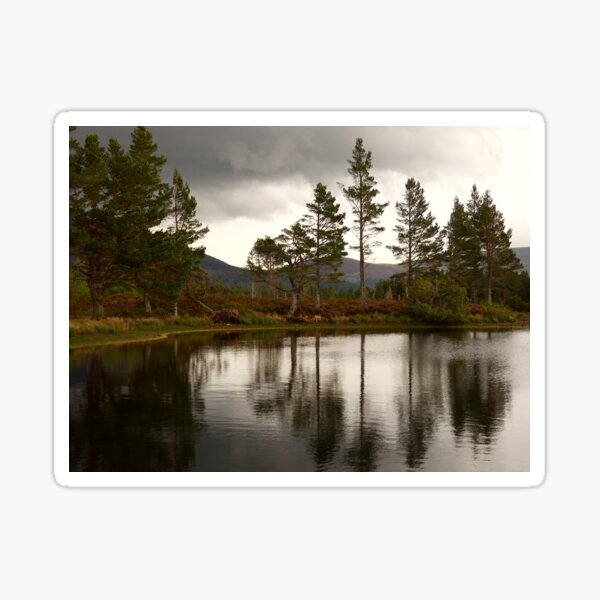 "Moody Secret Lochan in the Scottish Highlands " Sticker for Sale by ...