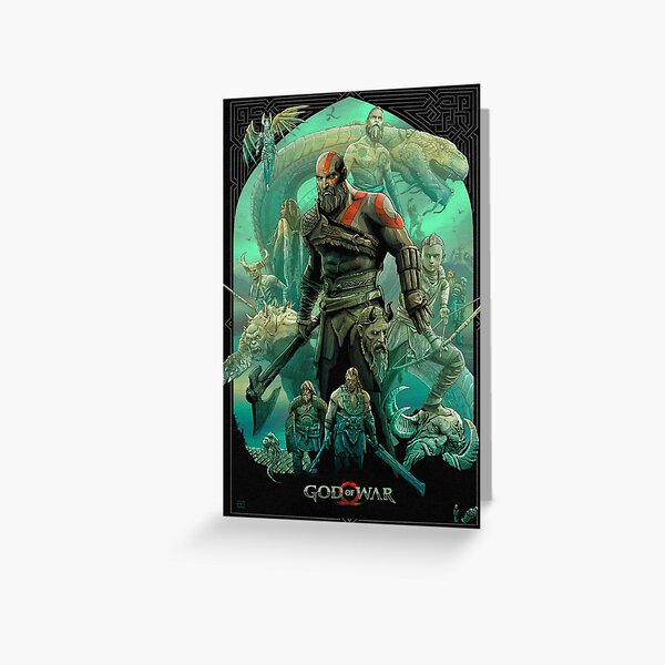 "God of War Ragnarok" Greeting Card for Sale by UltimateReject | Redbubble
