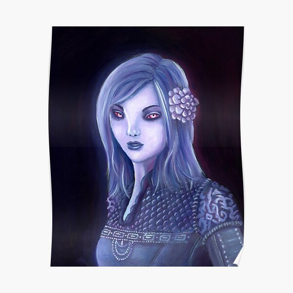 "Vampire of Tamriel" Poster by KatieClarkArt | Redbubble