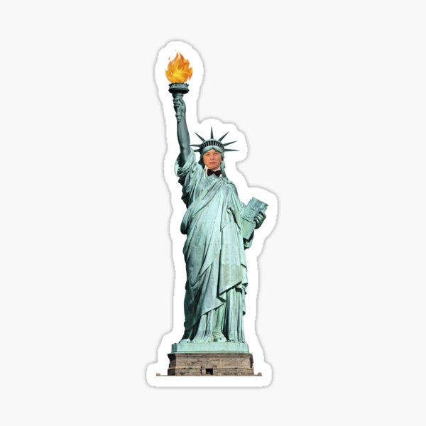 "Elon As Lady Liberty" Sticker for Sale by winstondg | Redbubble