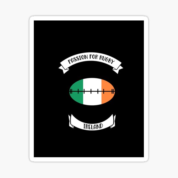"Ireland Rugby Design Graphic" Sticker for Sale by justpracticalx ...