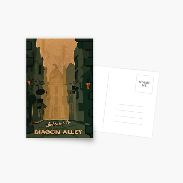 "Welcome To Diagon Alley" Postcard for Sale by soniahunter | Redbubble