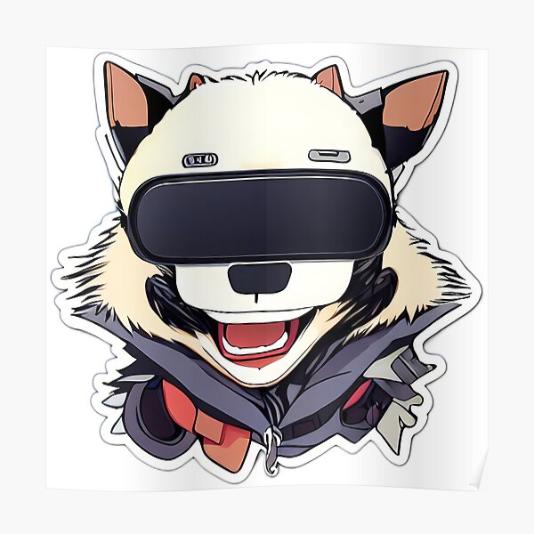 "Detective Wolf VR Metaverse" Poster for Sale by Digital-Davinci ...