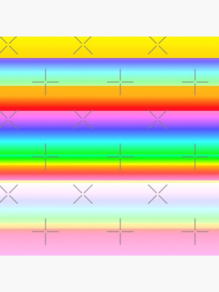 "Bright line pattern | bright color palette" Poster for Sale by lausn ...