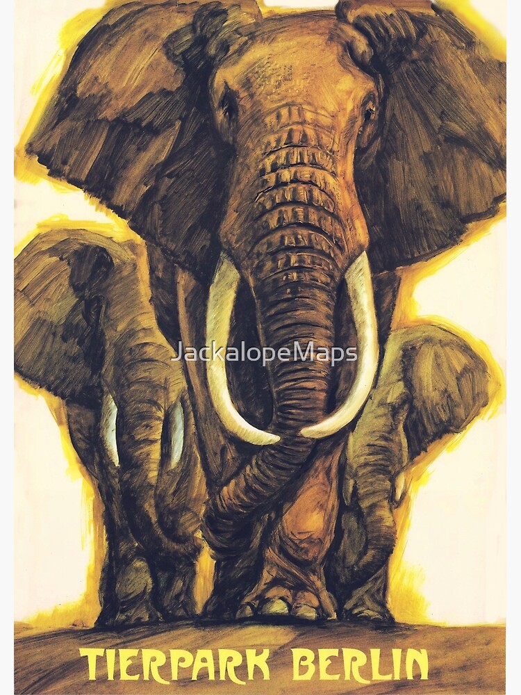 ""Germany: 2022/today Berlin - Animal Park Elephants Advertising ...