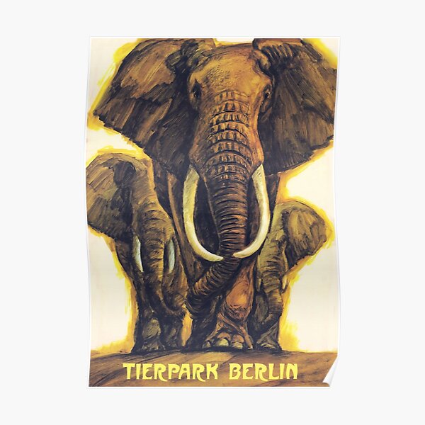 ""Germany: 2022/today Berlin - Animal Park Elephants Advertising ...