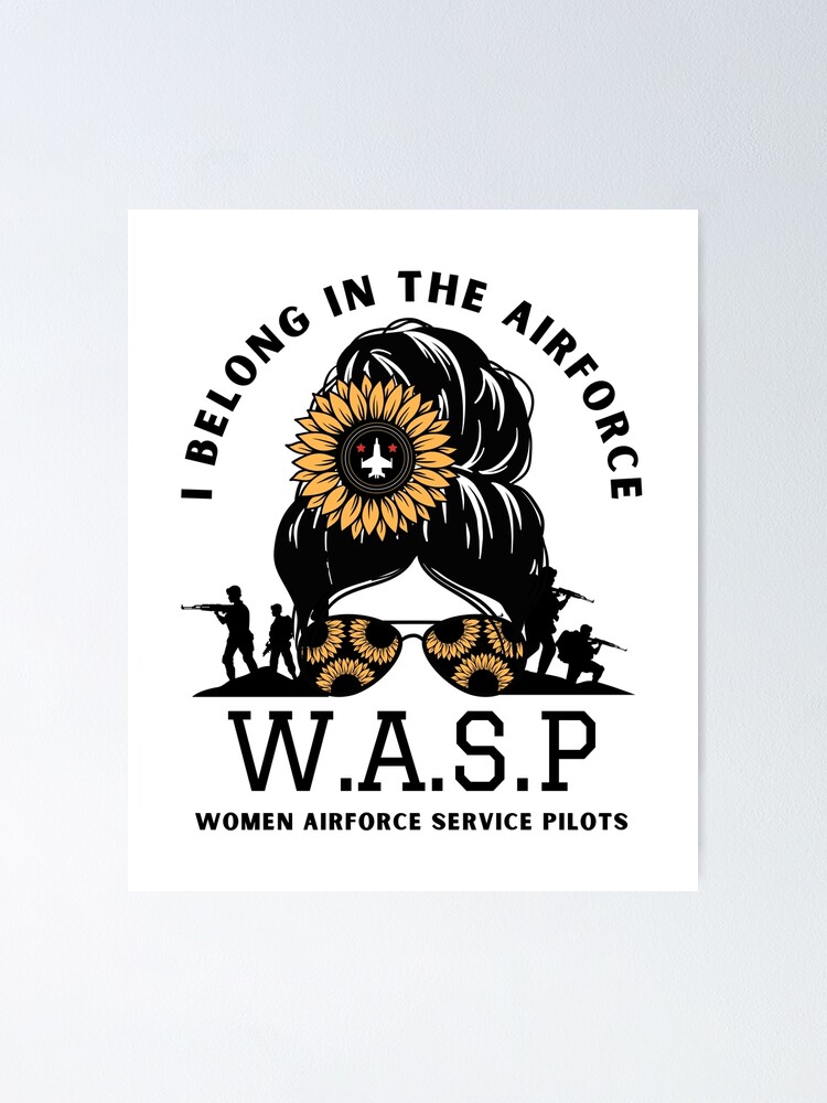 "WASP- Women Airforce service pilots" Poster for Sale by CatDogBFF ...