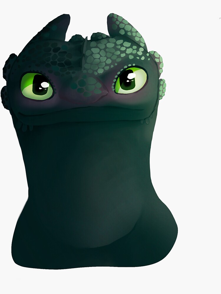 "Toothless sticker" Sticker for Sale by SirrCici | Redbubble