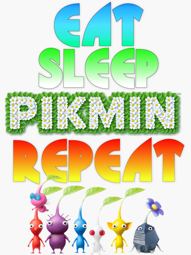 "Pikmin " Sticker for Sale by SewPhil | Redbubble