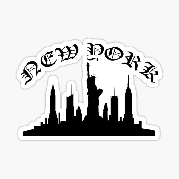"New York City" Sticker for Sale by SamuelMolina | Redbubble