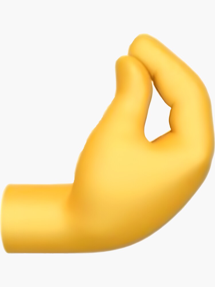 "The Italian-Gesture Emoji" Sticker for Sale by DietrichRoth | Redbubble