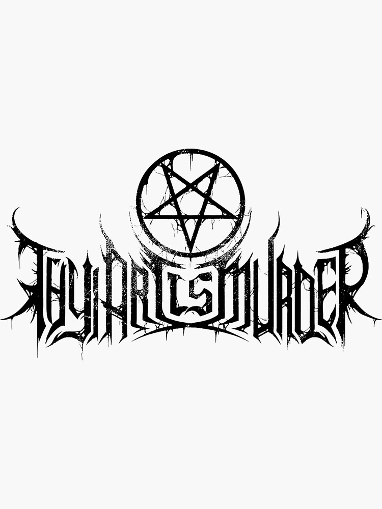 "Thy Art Is Murder is an Australian metal band. Sticker" Sticker for ...