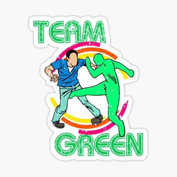 "Team Green" Sticker by KaspirJones | Redbubble