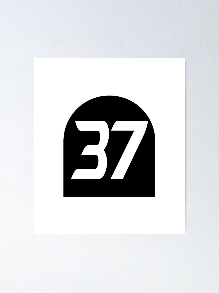 "Number 37" Poster for Sale by NumbersFort | Redbubble