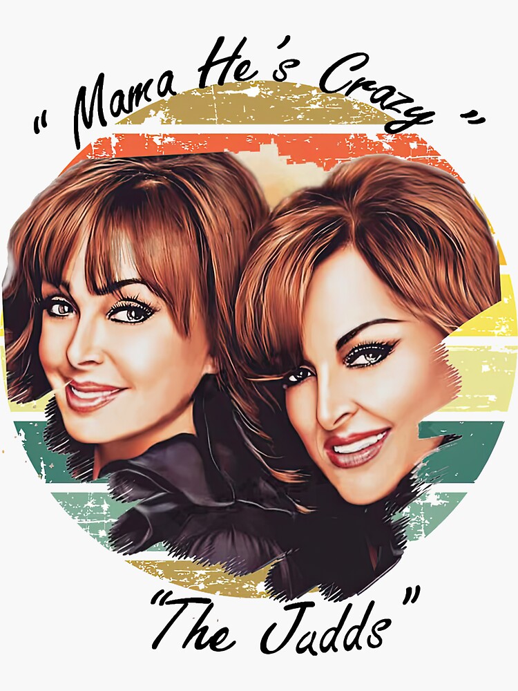 "the judds retro" Sticker for Sale by leaperdurai | Redbubble