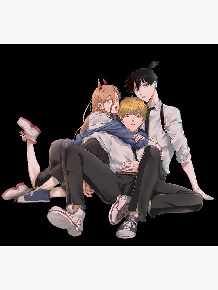 "Chainsaw Man - Friend Group Denji Power Aki" Photographic Print for ...