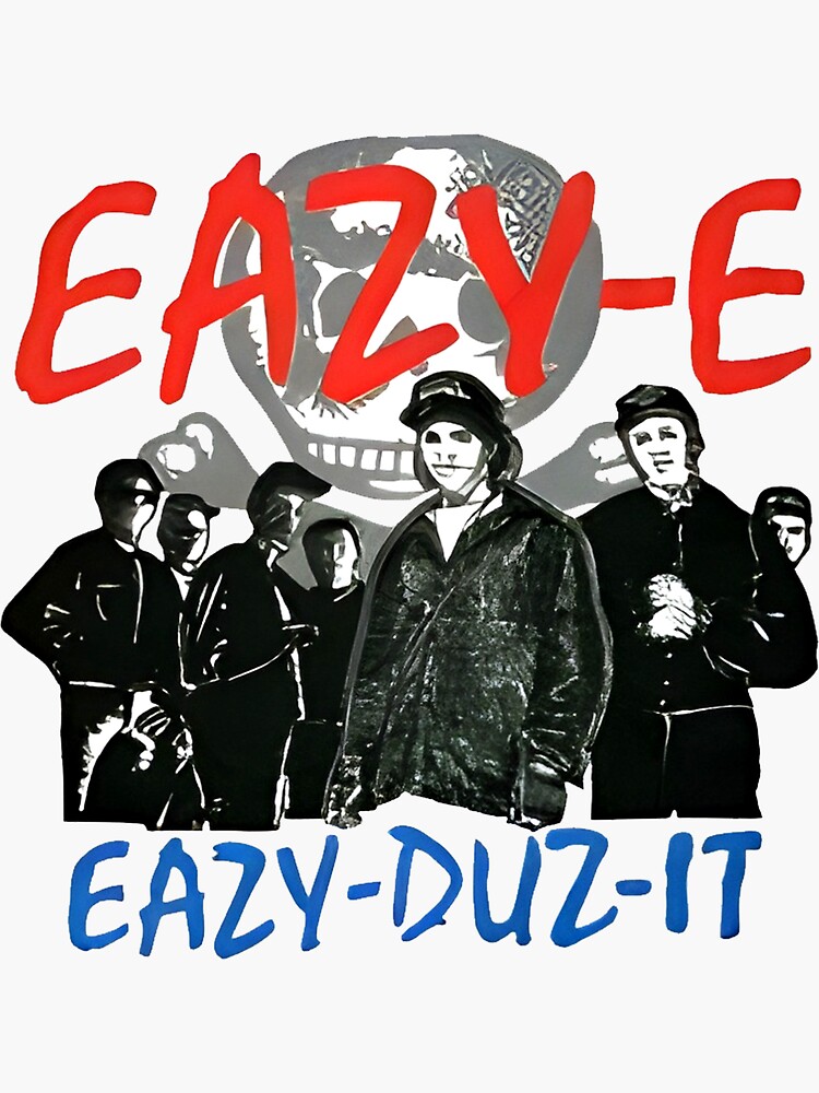 "Eazy-E classic" Sticker for Sale by DietrichRoth | Redbubble