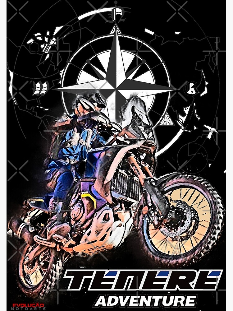 "Tenere Adventure Yamaha T7 " Poster for Sale by Evomotoarte | Redbubble