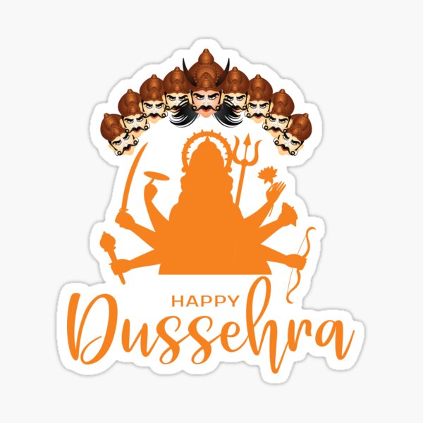 "Vijayadashami, also known as Dussehra" Sticker for Sale by ThuongDang ...
