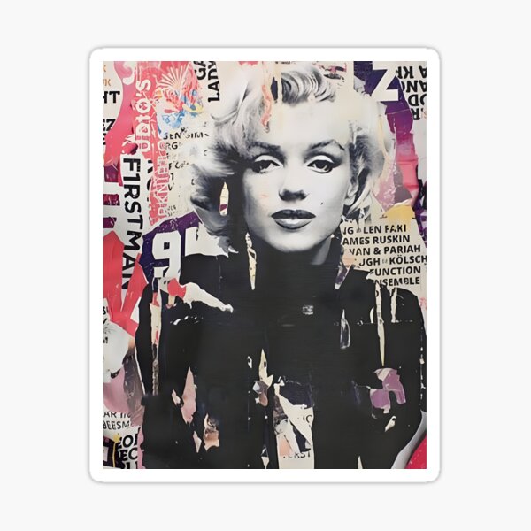 "Classic Marilyn Monroe" Sticker for Sale by HolgerNeuha | Redbubble