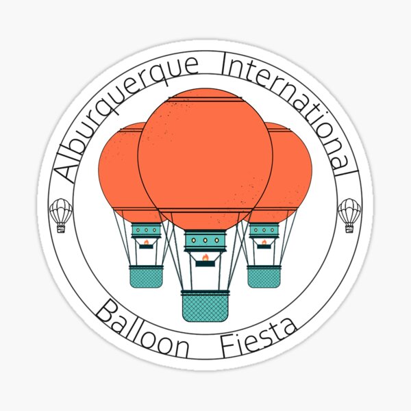 "Albuquerque International Balloon Fiesta " Sticker for Sale by ...