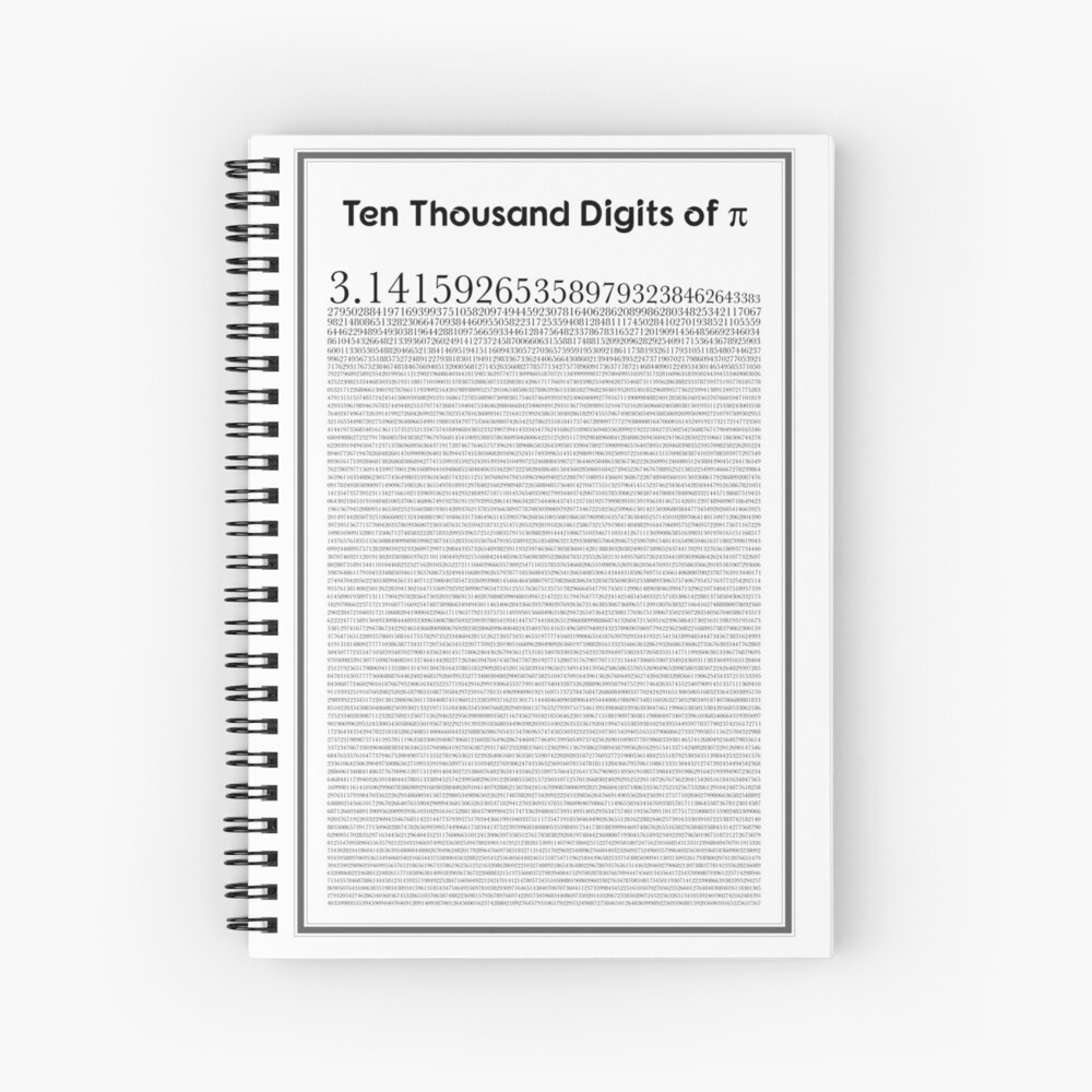 "Ten thousand digits of Pi" Poster for Sale by coolmathposters | Redbubble