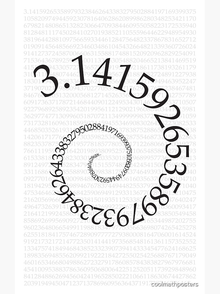 Pi Premium Matte Vertical Poster