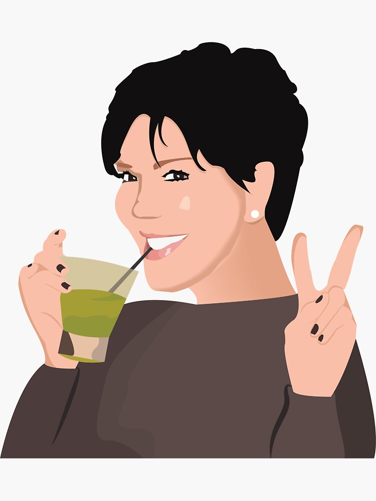 "Kris Jenner" Sticker for Sale by srucci | Redbubble