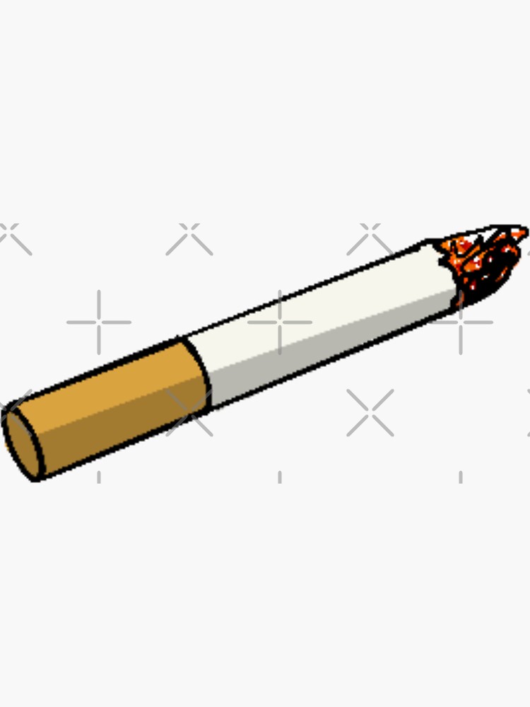 "Cigarette" Sticker for Sale by furyartstory | Redbubble