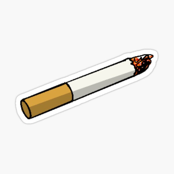 "Cigarette" Sticker for Sale by furyartstory | Redbubble