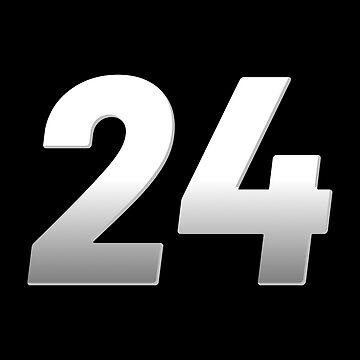"Racing Number 24" Sticker for Sale by Denti Kanys ⭐⭐⭐⭐⭐ | Redbubble