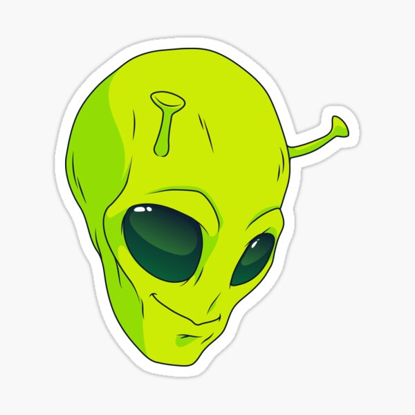 "psychedelics with alien drugs" Sticker for Sale by OmkvO | Redbubble