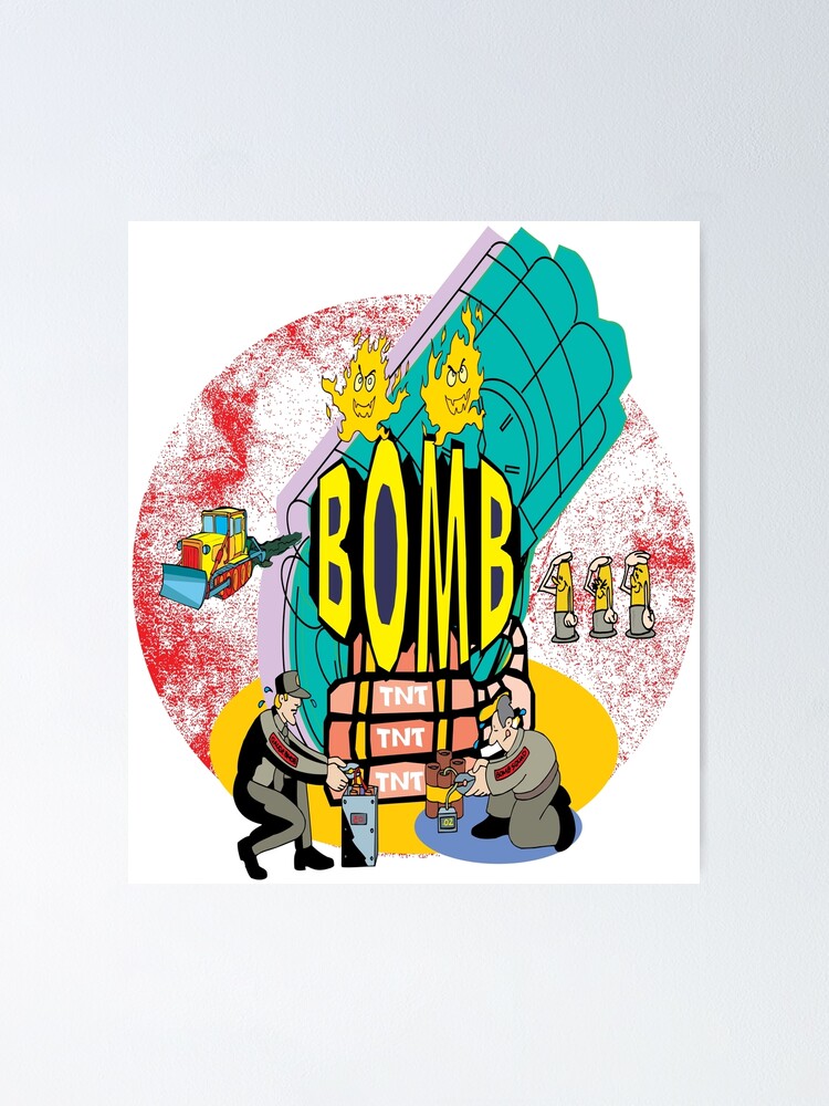 "BOMB" Poster for Sale by SamuelMolina | Redbubble