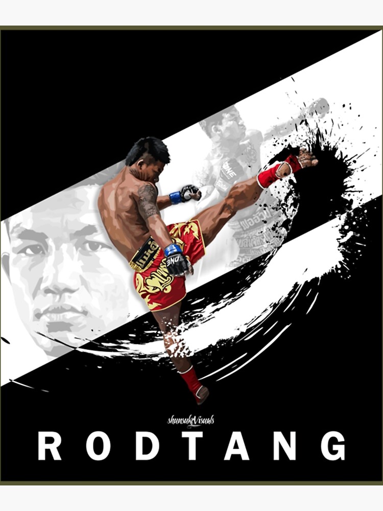 "RODTANG Muaythai black and white Artwork by shunsukevisuals Design ...