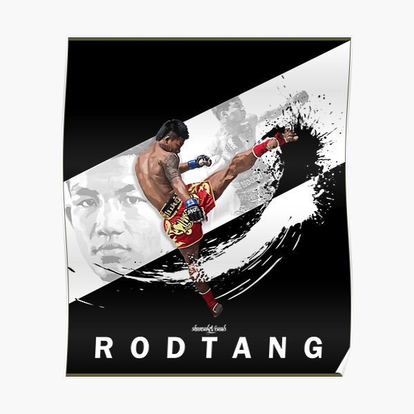 "RODTANG Muaythai black and white Artwork by shunsukevisuals Design ...