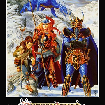 "Advanced Dungeons and Dragons, Dragons of WInter Night DragonLance Classic T-Shirt" Poster for ...