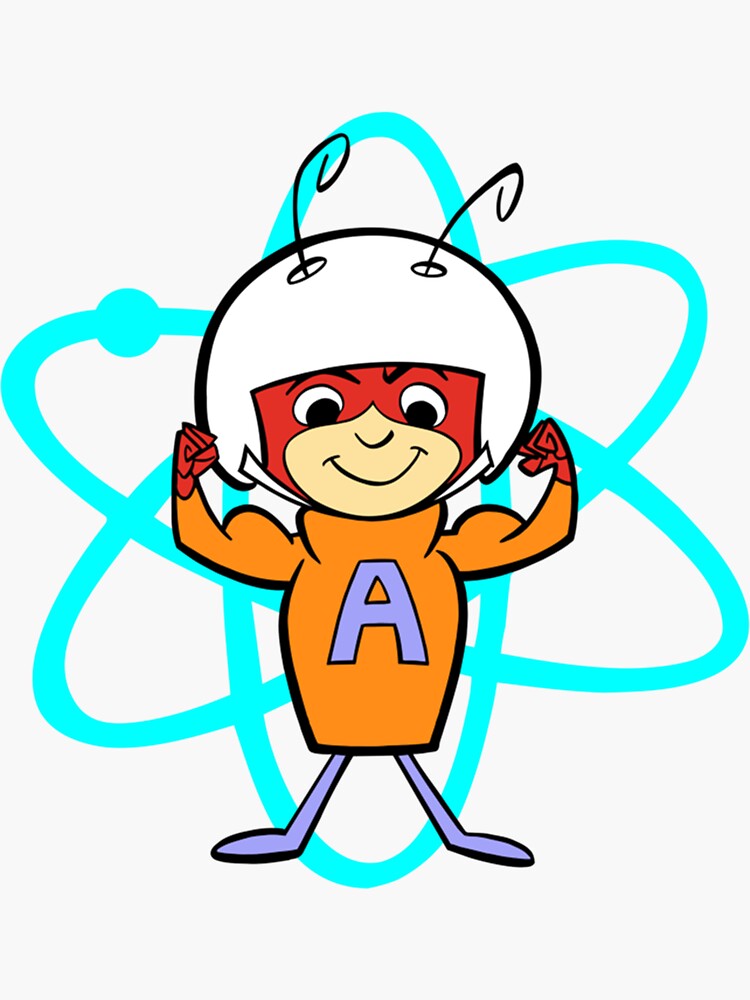"Atom Ant " Sticker for Sale by GeorgeBelcher | Redbubble