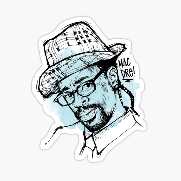 Pegatina «Mac Dre Original Portrait Sketch Leyenda del hip hop» de ...