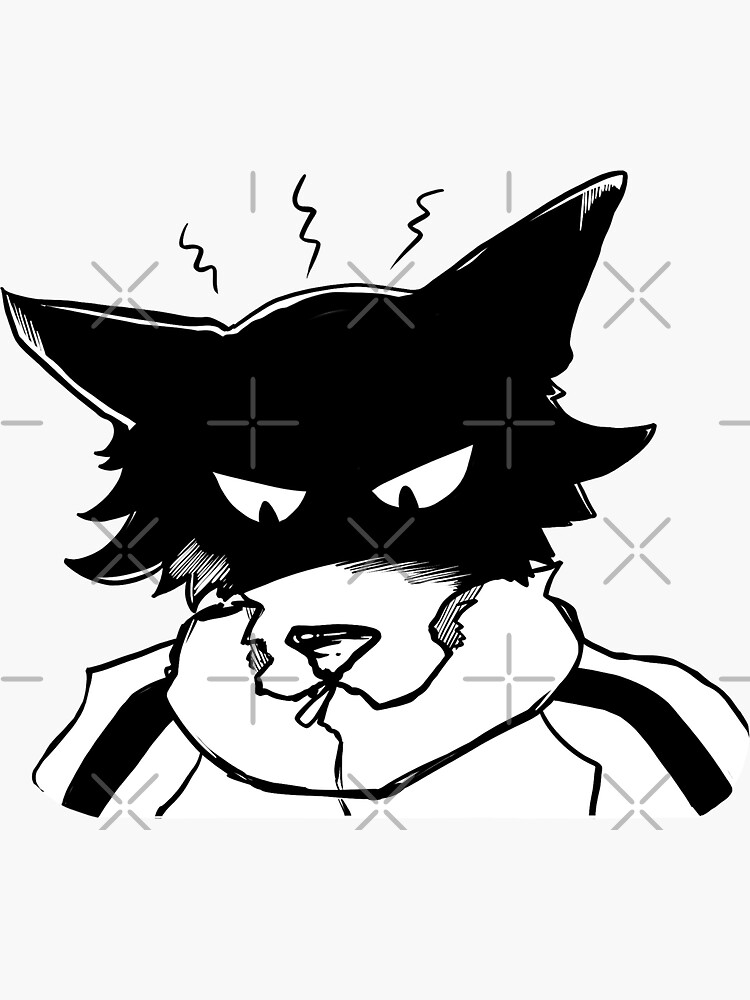 "Angry Legoshi - Beastars" Sticker by Fontank | Redbubble