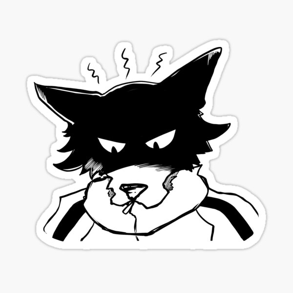 "Angry Legoshi - Beastars" Sticker by Fontank | Redbubble