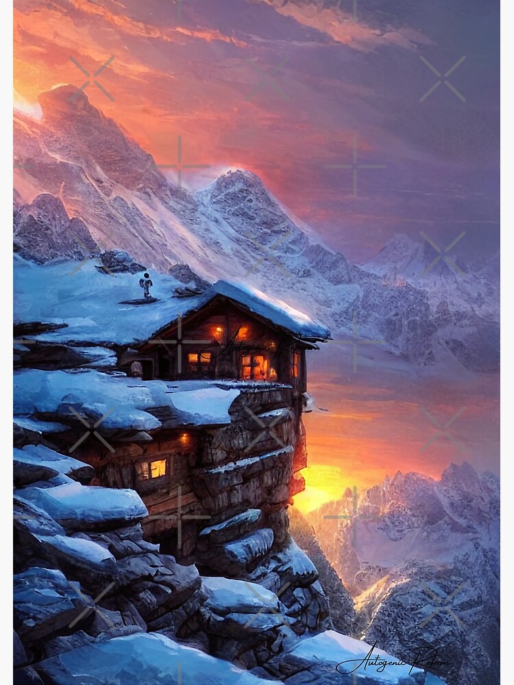 "Landscape, Mountain, A home for mountain lovers, ai generated art, ai ...