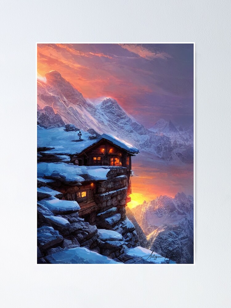 "Landscape, Mountain, A home for mountain lovers, ai generated art, ai ...