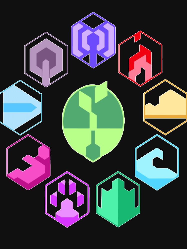 "All Symbols Art Horizon Zero Dawn Game Classic T-Shirt" T-shirt for ...