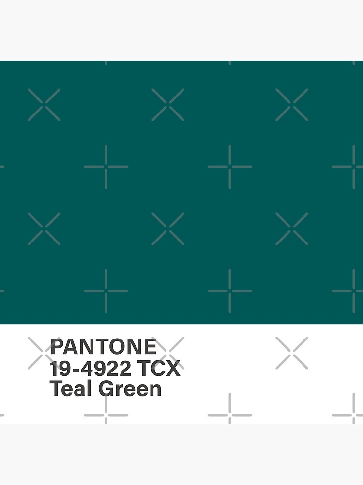 "pantone 19-4922 TCX Teal Green" Poster for Sale by princessmi-com ...