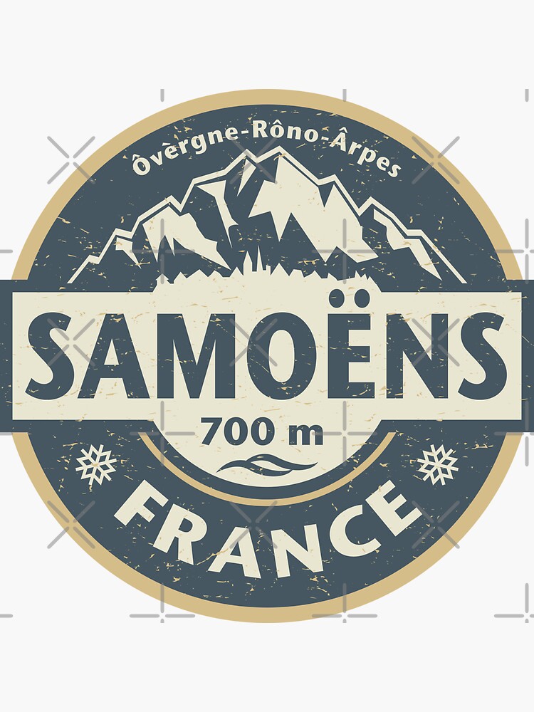 "Samoëns, France" Sticker for Sale by studio838 | Redbubble
